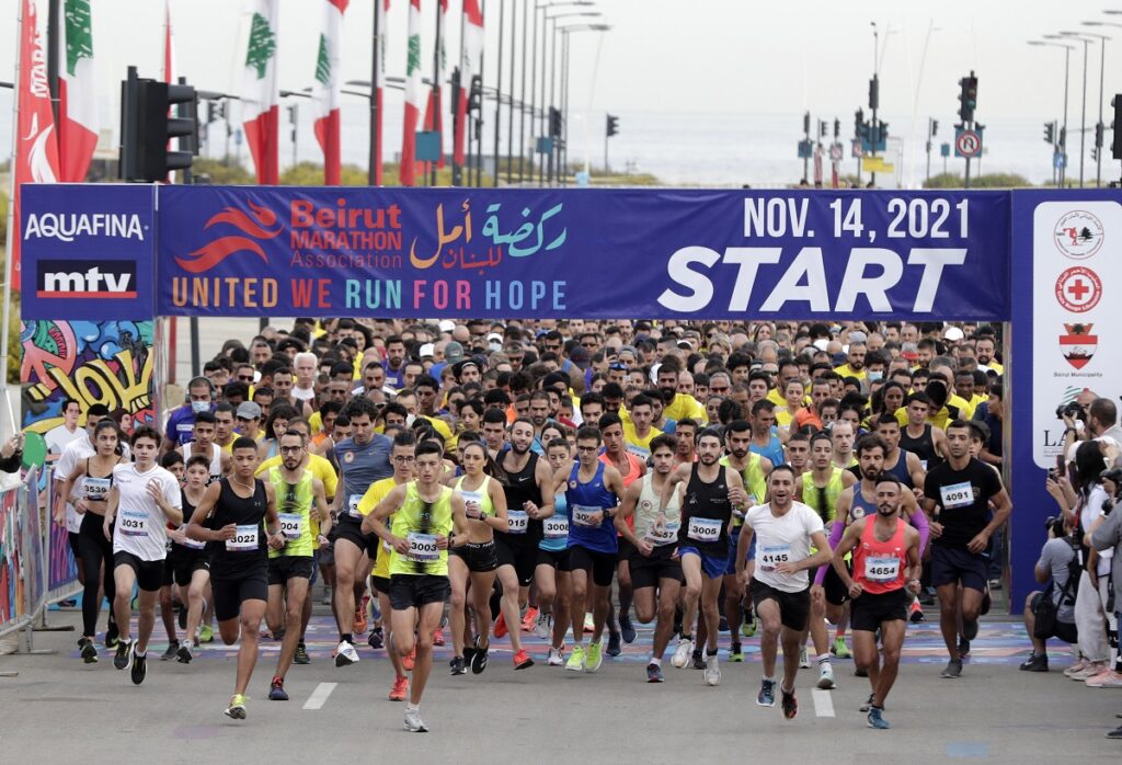 IN PICTURES: The first Beirut Marathon in two years - Nowlebanon